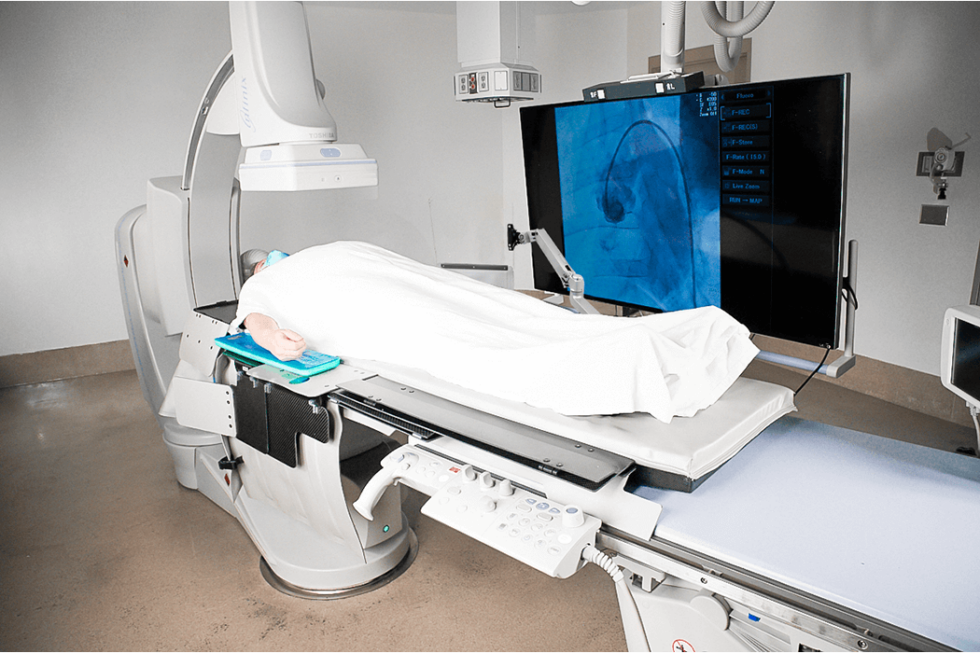 The EggNest™ by Egg Medical | Cath Lab Scatter Radiation Protection